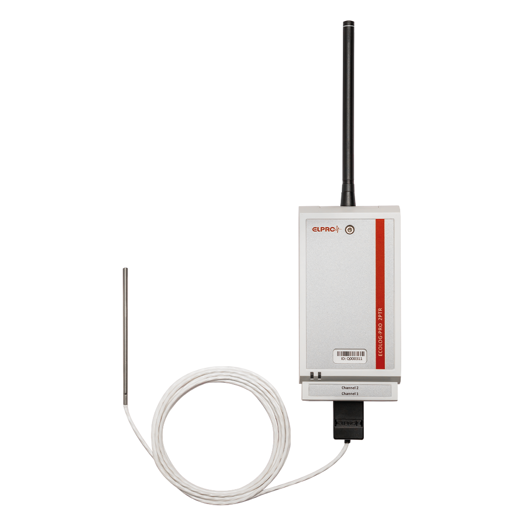 ECOLOG-PRO 2PTR with external Pt100 4-wire probe – ELPRO Online Shop US